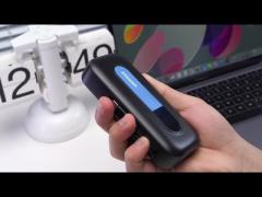 ESSAGER FS01 Series 1000 Mah USB-C Portable Charger Power Bank Acrylic Design 18W USB-C Input