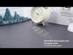 ESSAGER ES-CD49 Serie 2 Ports 65W GaN Ladegerät USB Wandadapter