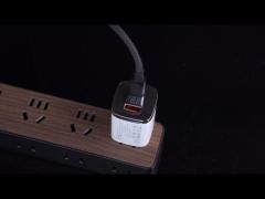 ESSAGER ES-CD45 Cargador GaN de 33W Cargador dual USB C PD