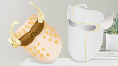 Cina Maschera di protezione gialla blu rossa della grinza LED del LED della luce della maschera professionale di terapia anti in vendita