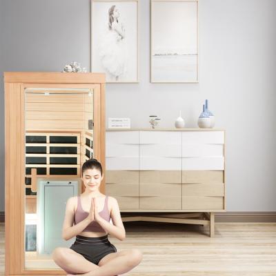 Cina Persona infrarossa di legno della stanza una di sauna per la terapia infrarossa di ringiovanimento in vendita