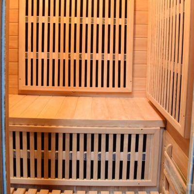 Cina Stanza infrarossa di legno di sauna con progettazione per due persone di legno canadese della cicuta in vendita