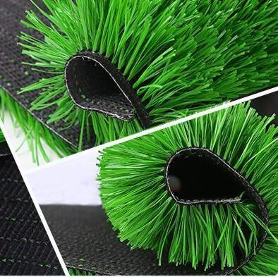 China FIFA II star certification 50mm height PE Monofilament High Density 12500 gauge 5/8 inch soccer artificial grass / turf for sale