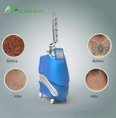 China 1064/532nm standard 755/585/650nm for option the Nd:YAG laser tattoo removal machine for sale