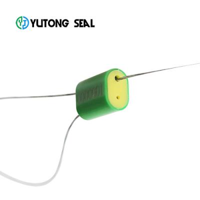 China Pull Tight blue metal cable wire seal for shipping container packaged by cartons for sale