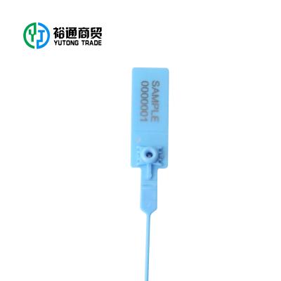 China Tamper Evident Plastic Security pull tight Strip Cargo Seal with serial numbers for sale