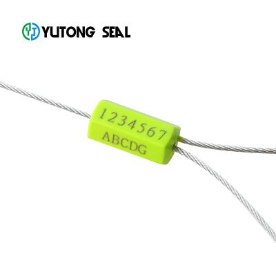 China tamper proof cable seal security baggage seals Truck door hexagonal cable lock for sale