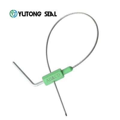 China Disposable tamper proof cable security baggage seals with iso pas for container for sale
