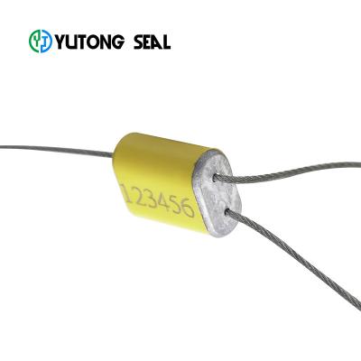 China Disposable tamper proof cable security baggage seals with iso pas for container for sale