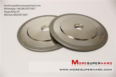China Electroplated CBN grinding wheel for metallic materials industry application miya@moresuperhard.com for sale