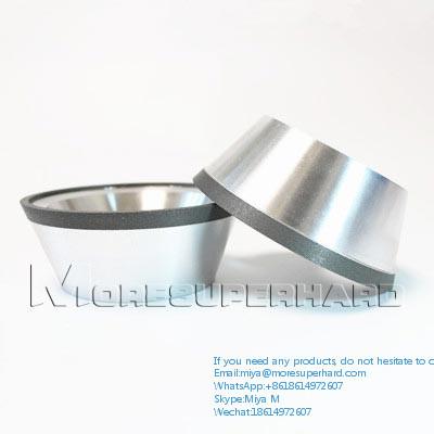 China Hybrid metal-resin diamond Wheel for CNC tools grinding miya@moresuperhard.com for sale