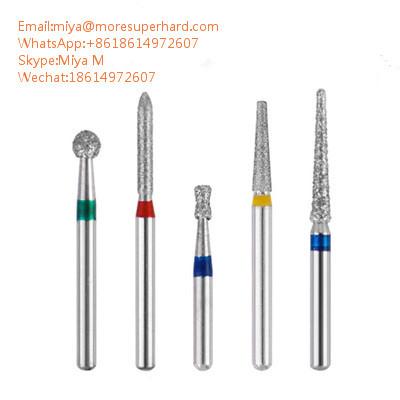 China Dental Diamond Burs for dental surgeries polishing miya@moresuperhard.com for sale