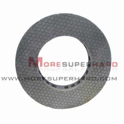 China vitrified bond double disc grinding wheel for Hydraulic pneumatic components miya@moresuperhard.com for sale