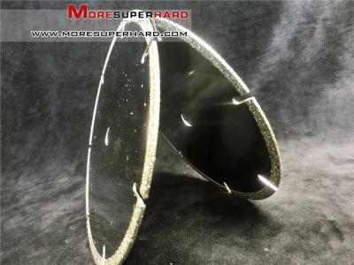 China Electroplated Diamond Cutting Blades & Discs for Cutting Marble, Granite, Thermosettin miya@Moresuperhard.com for sale