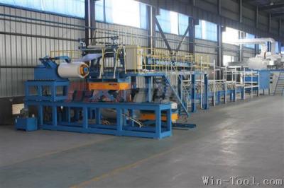 China Pu Sandwich panel Production Line for sale
