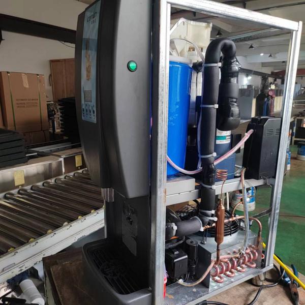 Quality ICW-80 Nugget Ice Make Machine Stainless Steel Maquina De Gelo Em Barra Ice Cube for sale