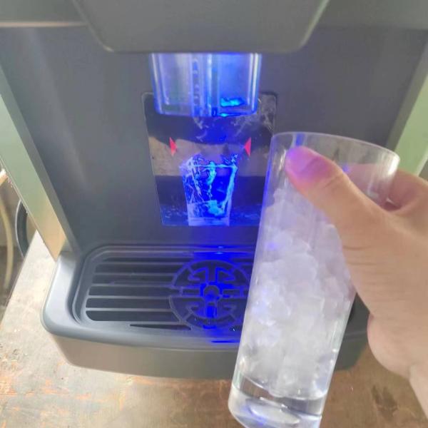 Quality ICW-80 Nugget Ice Make Machine Stainless Steel Maquina De Gelo Em Barra Ice Cube for sale