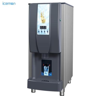 China ICW-80 100kgs Countertop Ice Machine for bar Commercial Nugget Ice Maker Machine Dispenser Portable Making Ice with Water for sale