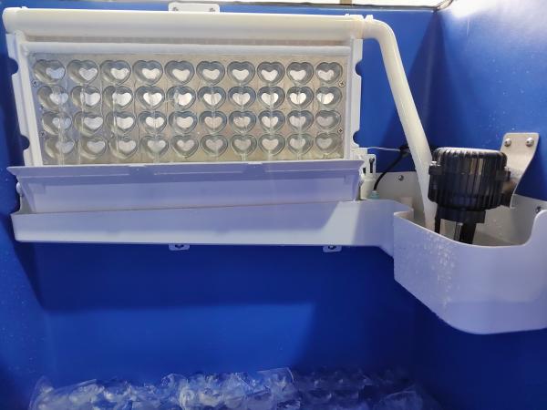 Quality ICH-100 Cheap Price Automatic Heart Shape Ice Maker Stainless Steel Ice Making for sale