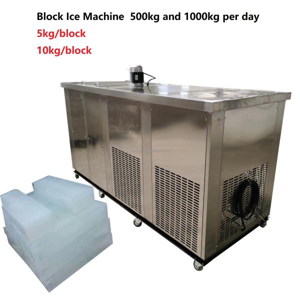 Quality ICB-500 Commercial Stainless Steel Large Capacity Ice Block Make Machine 500 kg for sale