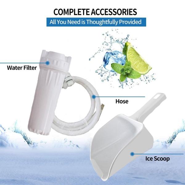 Quality Spare Parts Automatic Three Functions All in One Ice Making Machine Nugget Shape for sale