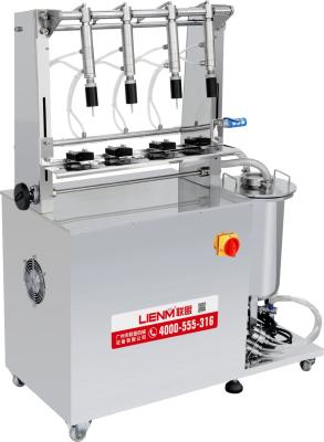 China Cheap Semi Automatic Four Heads Perfume Bottle Filling Machine for sale