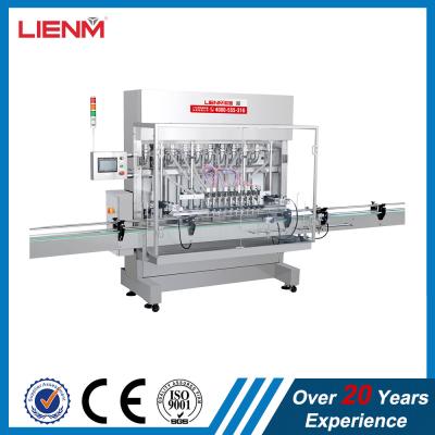 China Automatic Liquid Detergent Piston Filling Machine Production Line for sale
