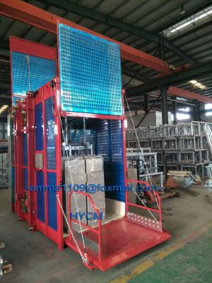 China 2000kg Construction Site Climbing Material Hoist Cargo Construction Hoist for sale