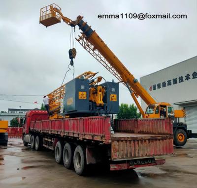 중국 2000kg 이동 자립 크레인 타워 2층 건물의 높이 20m 판매용
