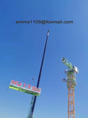 China PT5020 50M Jib 8t Load Tower Crane 40m Free Lift Height ISO CE EAC-certificering Te koop