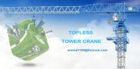 China Cranetower QTP5210 Flat Top Tower Crane 52m Jib 5 Ton Load 380V 50Hz for sale