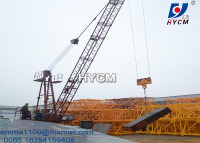China 30m Luffing Boom Derrick Crane 10tons Max. Load for Insides Buildings Tower Crane for sale