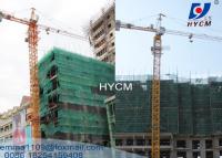 China TC6520 Construction Fixed Tower Crane 10t Capacity 65m Span 3m Split Mast Section for sale