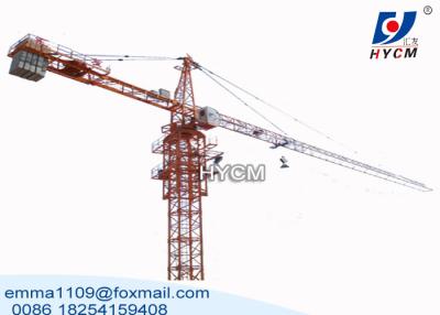 China Building qtz125 Tower Crane with VFD Control Undercarrige Foundation for sale