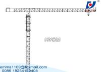 China QTP5515 Topless Tower Crane 55m Jib 8t Capacity Flat Top Telescopic Crane for sale