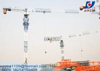 China QTP5515 Topless Tower Crane 55m Jib 8t Capacity Flat Top Telescopic Crane for sale