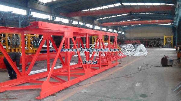 D5520 Telescopic Hydraulic Tower Crane 18T Luffing Building Materials