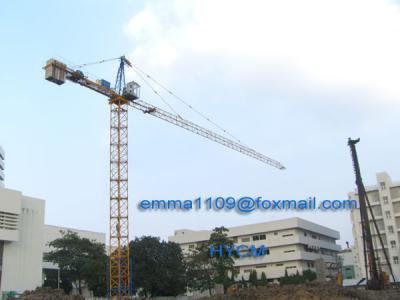China QTZ100 Top Slewing Crane With Head 8t Max Load 45m Free Height Building for sale