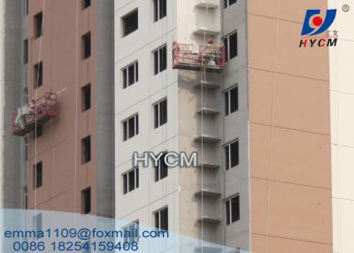 China 630 kg Belastung 6mts Langplatform Hängendes Gerüst BMU Systeme Reinigungsarbeiten zu verkaufen