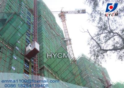 China SC200 Single Cabin Building Elevator with Mast Lifting Crane 650mm Section Mast for sale