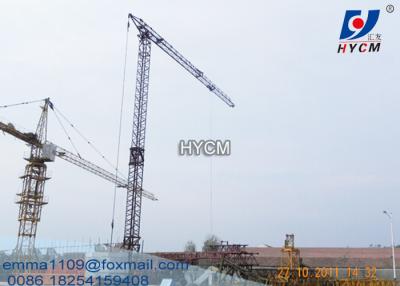 중국 QTK20 빠른 자립 타워 크레인 2t 부하 24.5m 작업 Jib 820kg 톱 부하 판매용