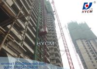 China SC100 1 Ton Single Cage Construction Hoist 0-36m/min Inverter Control for sale