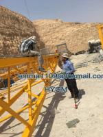 China Bigger Tower Crane TC 7550 QTZ500 25t Capacity 75m Jib Remote Control for sale