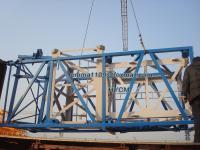 China 4 Ton PT5010 Tower Crane 50m Jib 120m Height Building Material Hoist for sale
