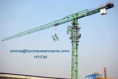 China PT6518 65M Jib Boom 10tons Load Top Less Head Tower Cranes Potain Mast for sale