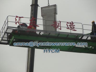China QTZ180 6518 Flat Head Tower Crane Inverter Control Box High Efficiency for sale