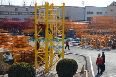 China Big Topless Tower Crane PT7427 74M Boom 2.7t Tip Load 18Tons Max. Load for sale