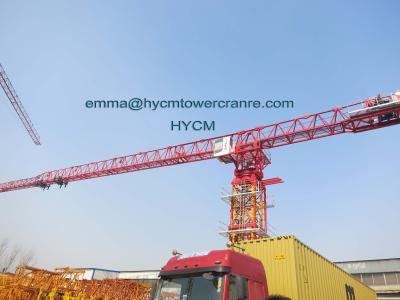 중국 거대한 QTP8025 80M 기브 크레인 머리가 없는 타워 크레인 세 메커니즘 판매용