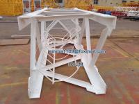 China Mini Luffing Crane D2520 6T Load Capacity 25m Jib Remote Control for sale