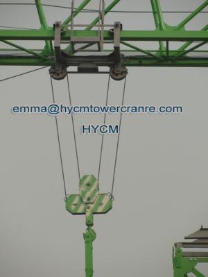 Cina Topless QTP6016 10 tonnellate 60m Work Lifting Jib Specifications Torre gru in vendita
